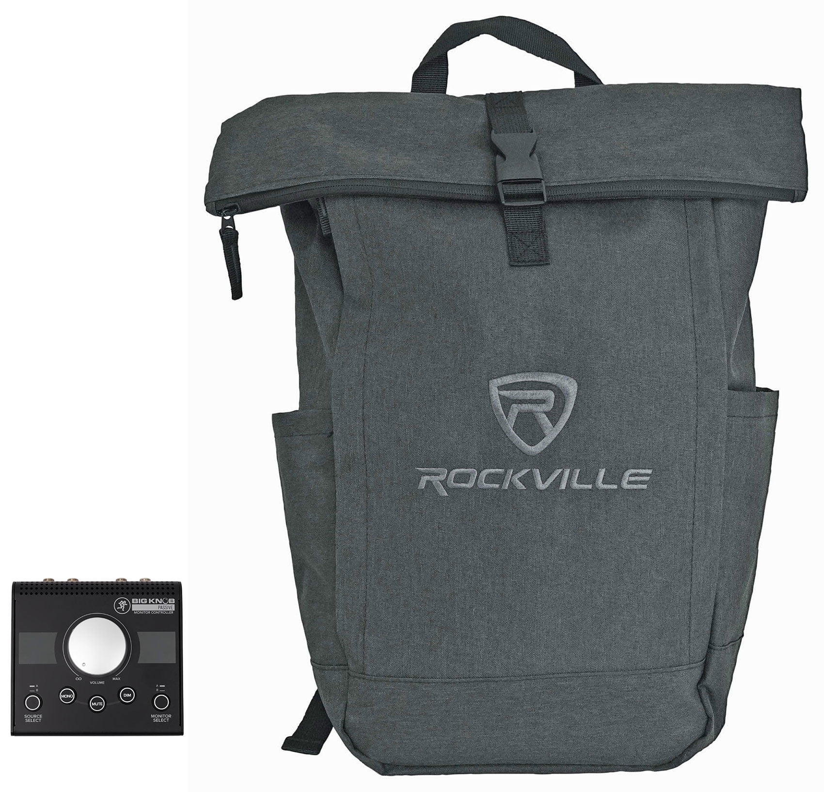 Mackie Big Knob Passive 2x2 Studio Monitor Controller+Backpack ...