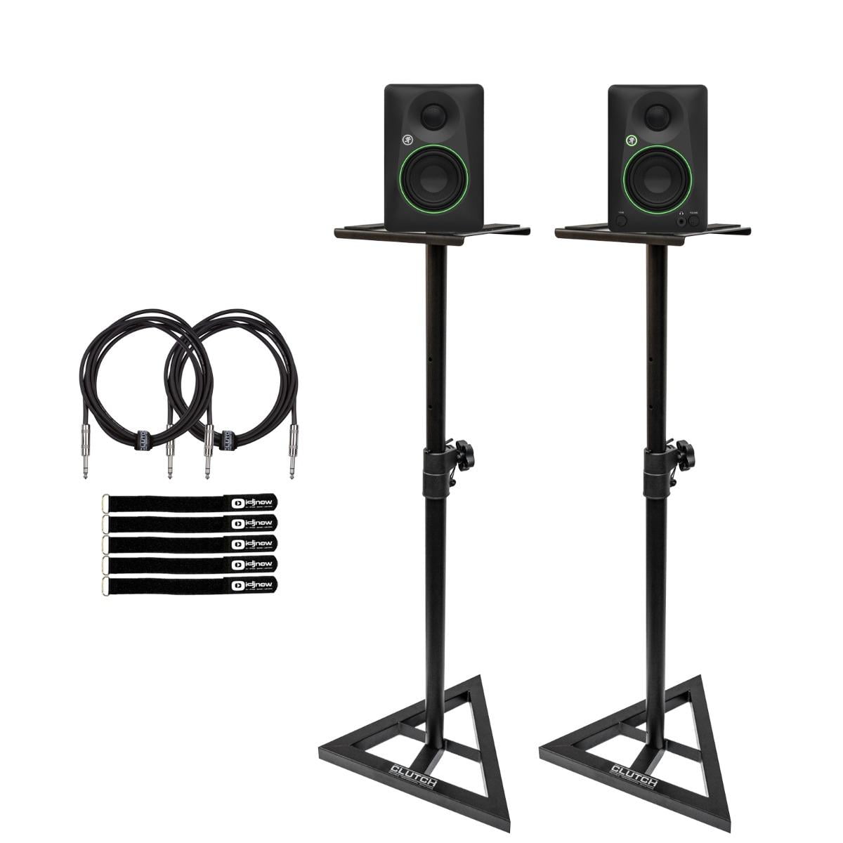 Mackie CR3.5 3.5" Powered Studio Monitors with Stands Package - Walmart.com