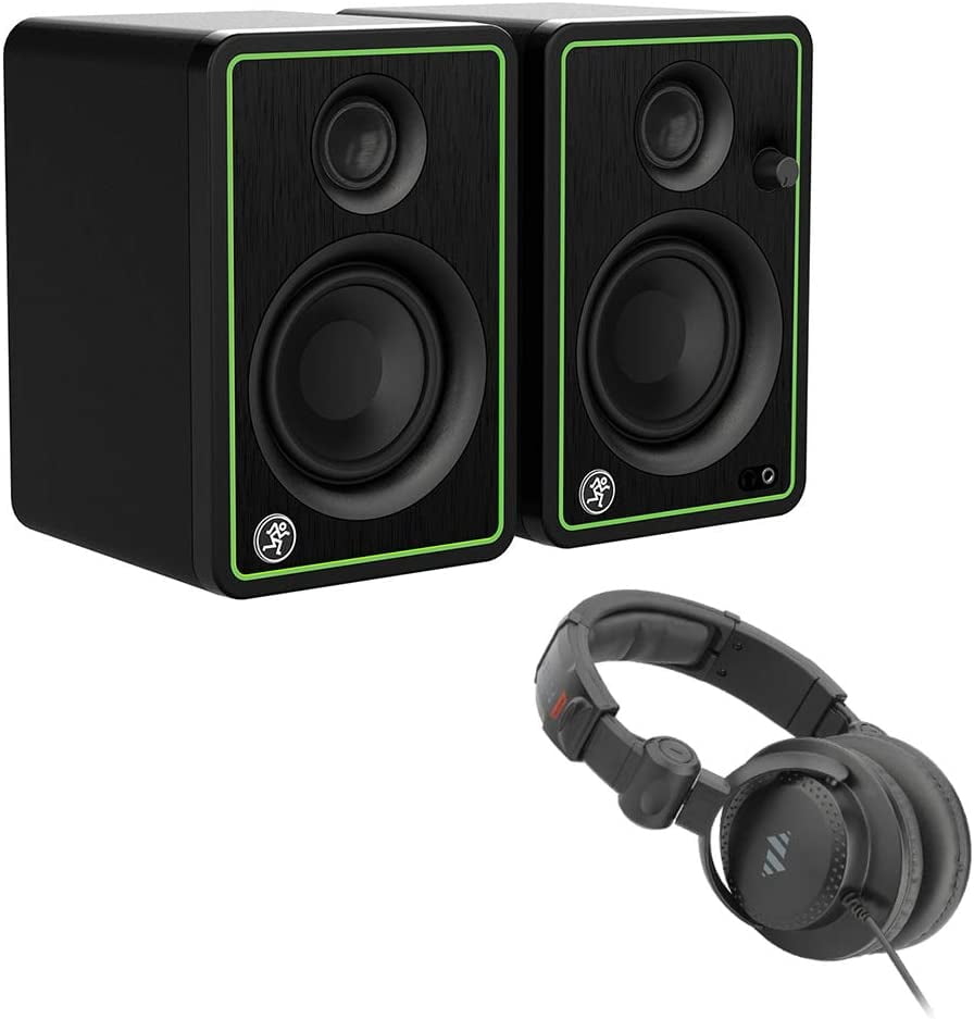 Mackie CR3-X Series 3" Studio Monitors (Pair) with Studio Monitor ...