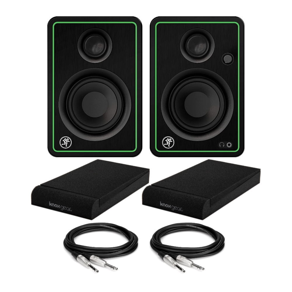 Mackie CR3-XBT 3-Inch Multimedia Monitors with Bluetooth (Pair) Bundle ...