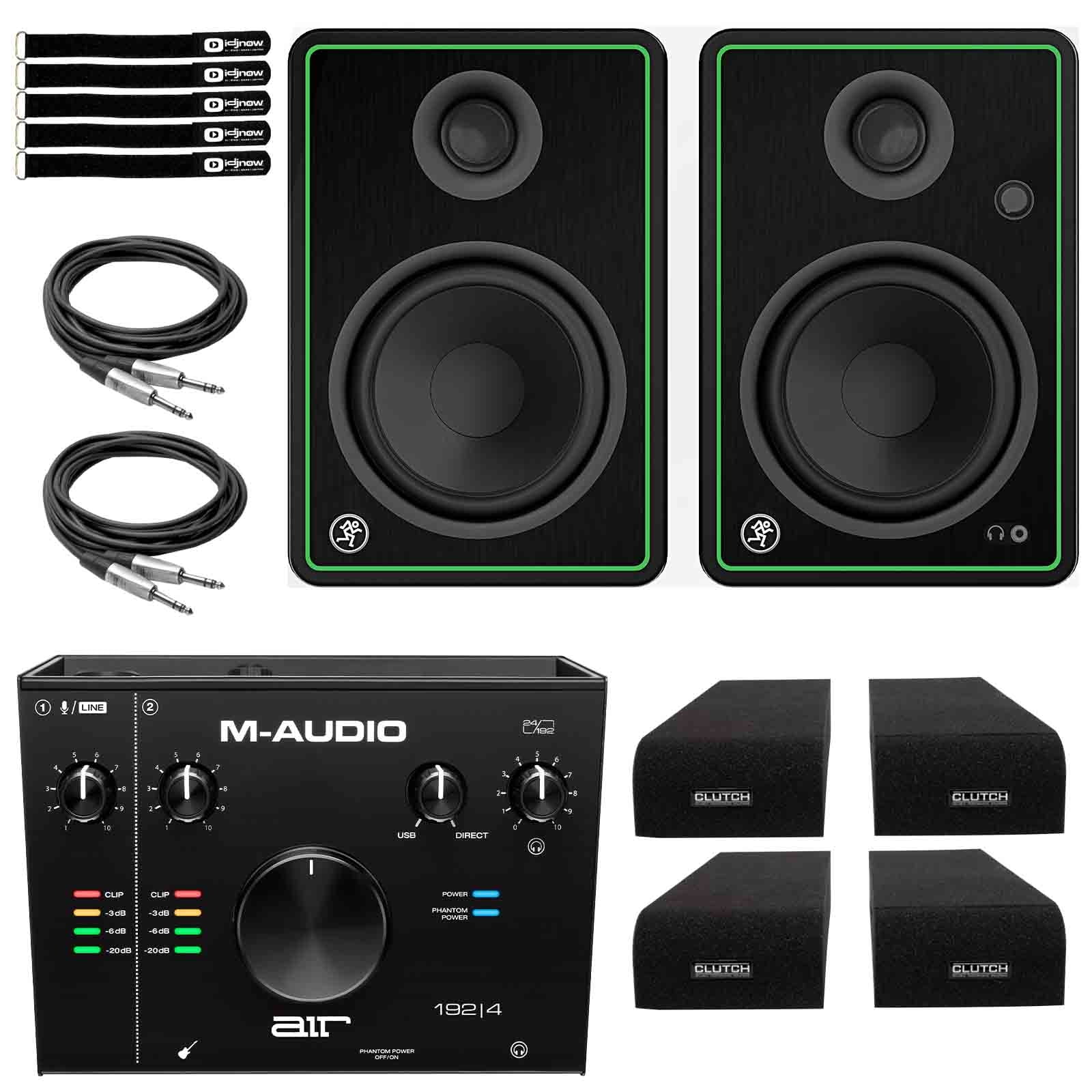 Mackie CR5-X 5" Creative Reference Multimedia Monitors with M-Audio AIR ...