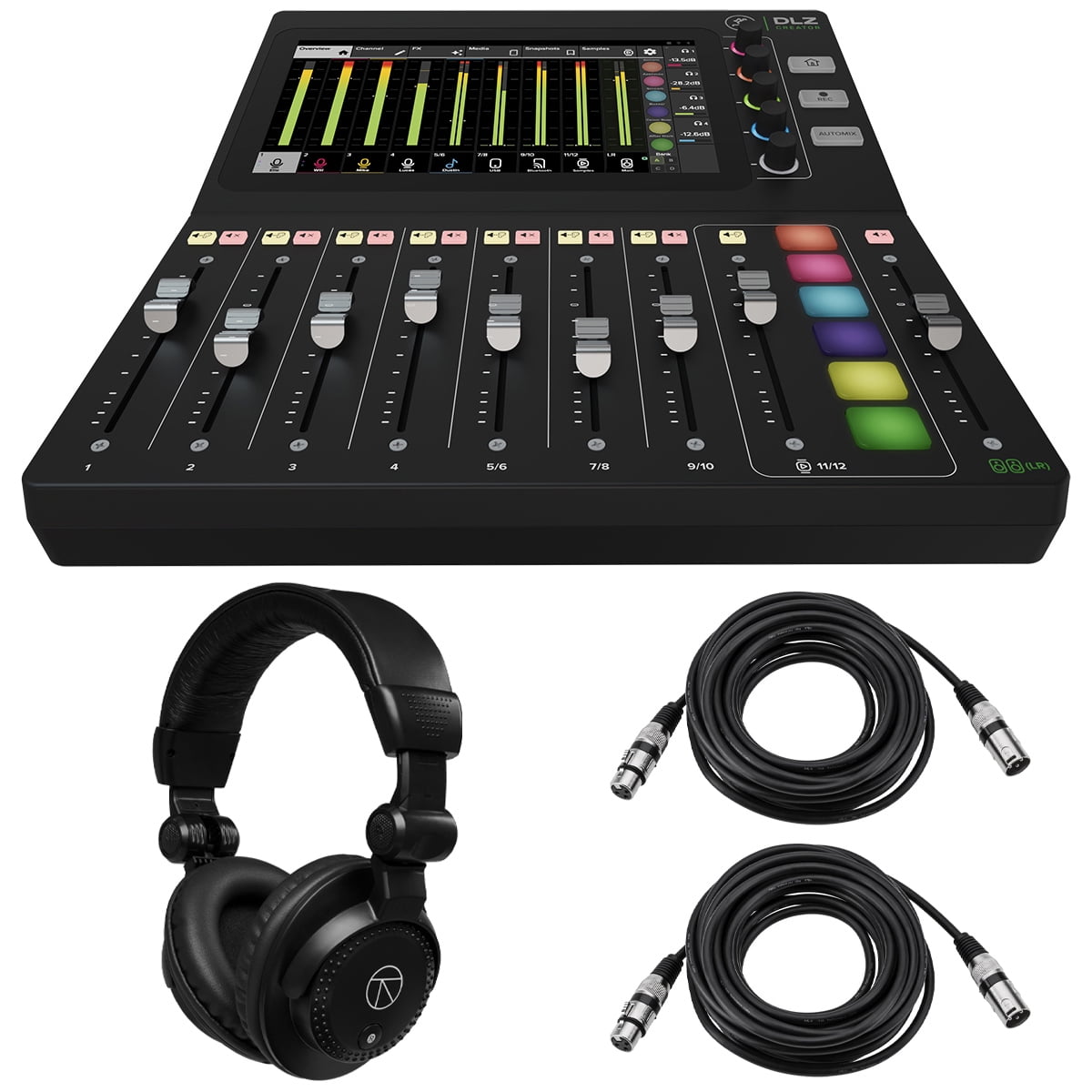 Mackie DLZ Creator Adaptive Digital Mixer with Mix Agent Technology ...