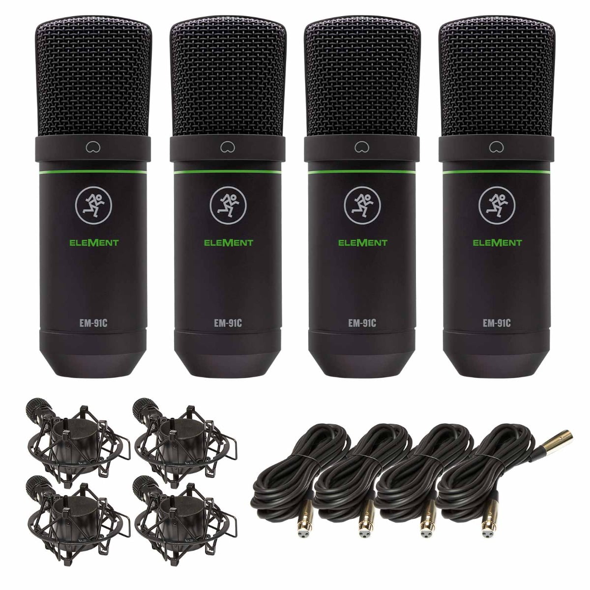 Mackie EM-91C EleMent Series Large-Diaphragm Condenser Microphones 4 ...