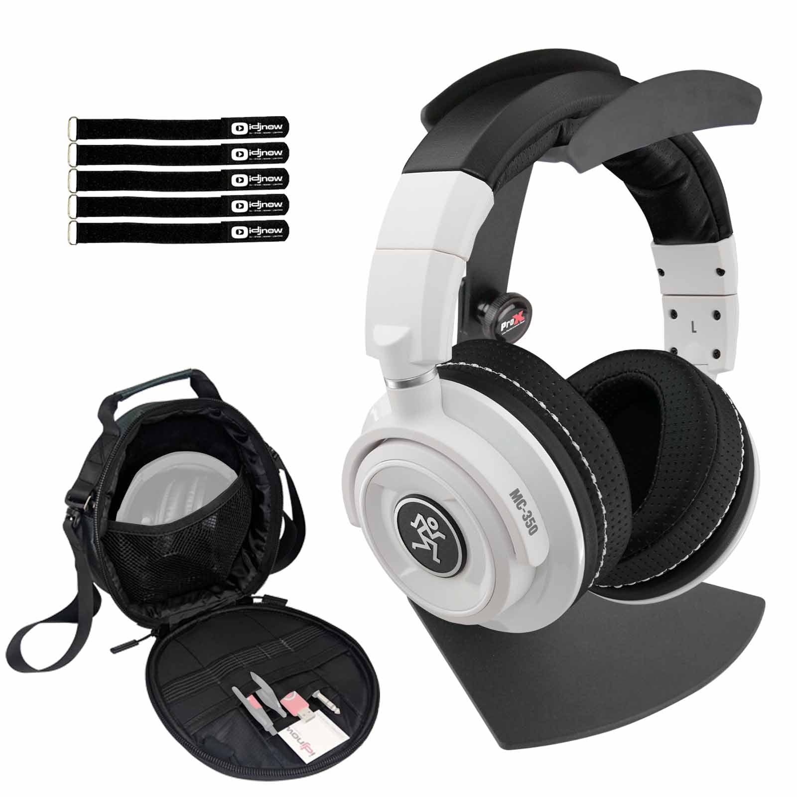 Mackie MC-350 Limited Edition Professional White Closed-Back Headphones ...
