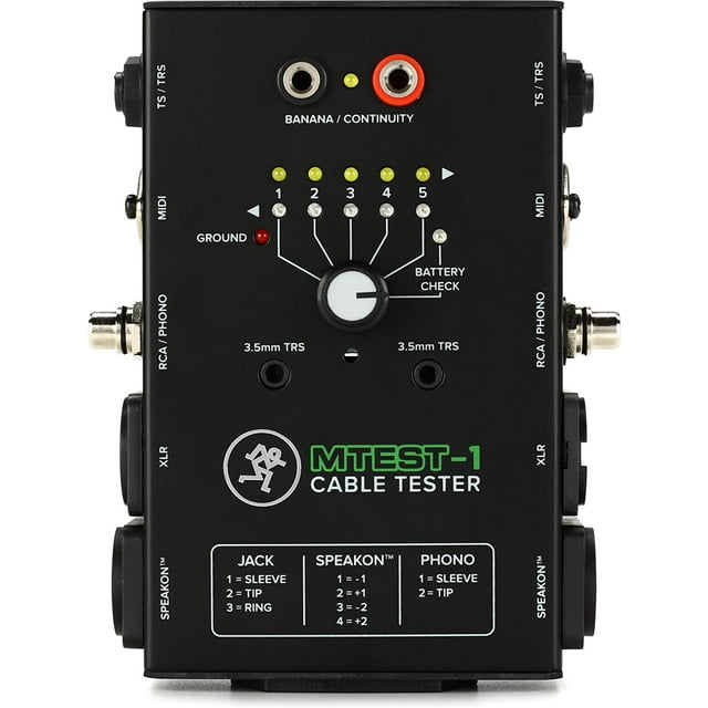 Mackie MTest-1 Cable Tester - Walmart.com