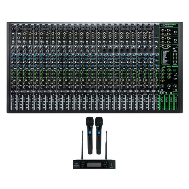 Mackie ProFX30v3 30 Channel 4-Bus Effects Mixer w/USB+Wireless Mics ...