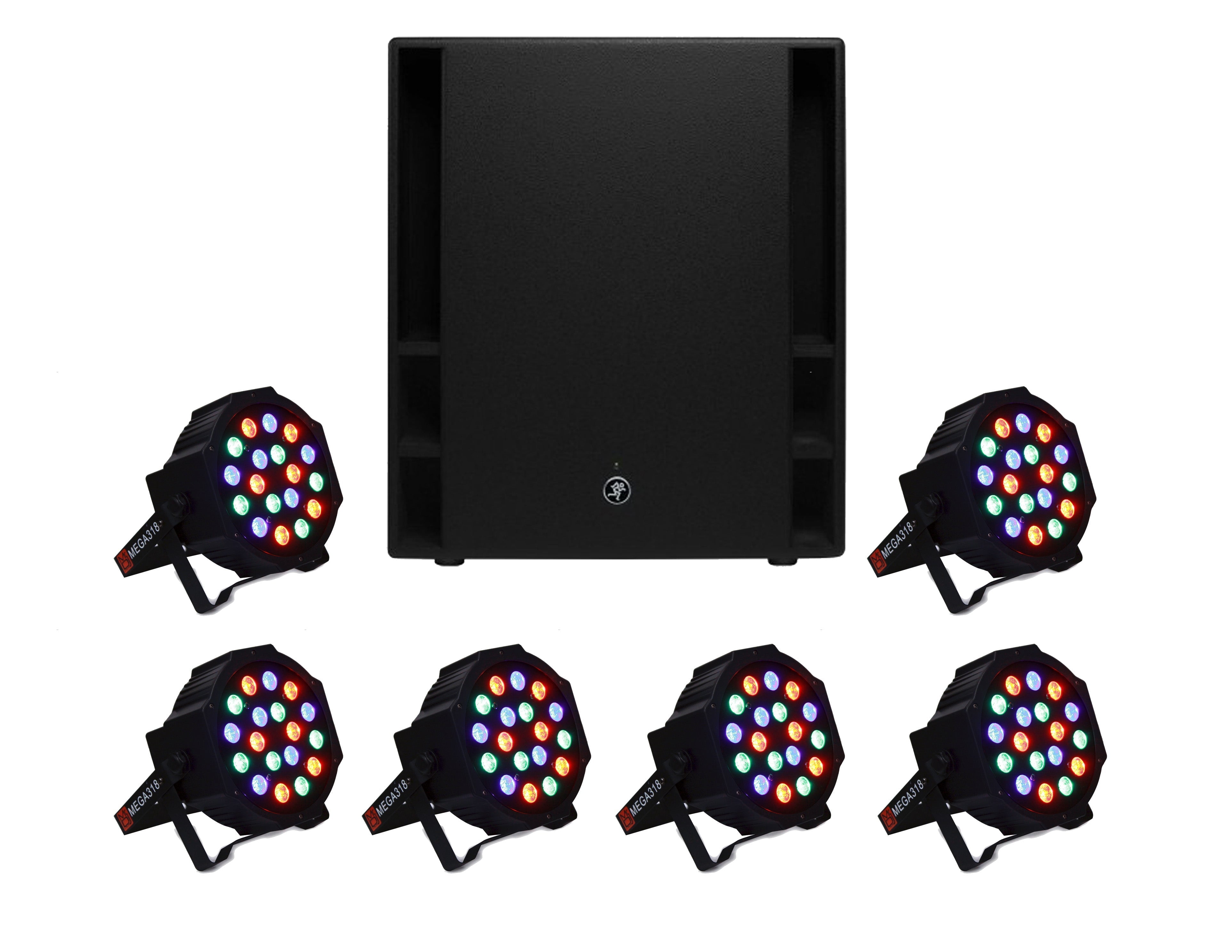 Mackie Thump 118S 1400W 18" Powered Active PA Subwoofer DJ Sub + 6 MR ...