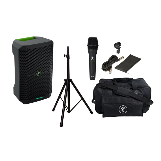 Mackie Thump GO 8" Battery-Powered Loudspeaker+ Speaker Stand+Thump Go ...