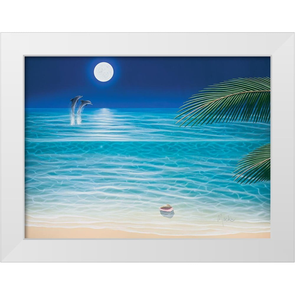 Mackin, Dan 32x25 White Modern Wood Framed Museum Art Print Titled ...