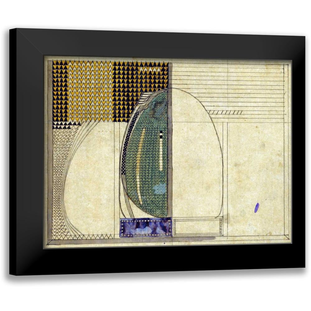 Mackintosh, Charles Rennie 14x12 Black Modern Framed Museum Art Print ...