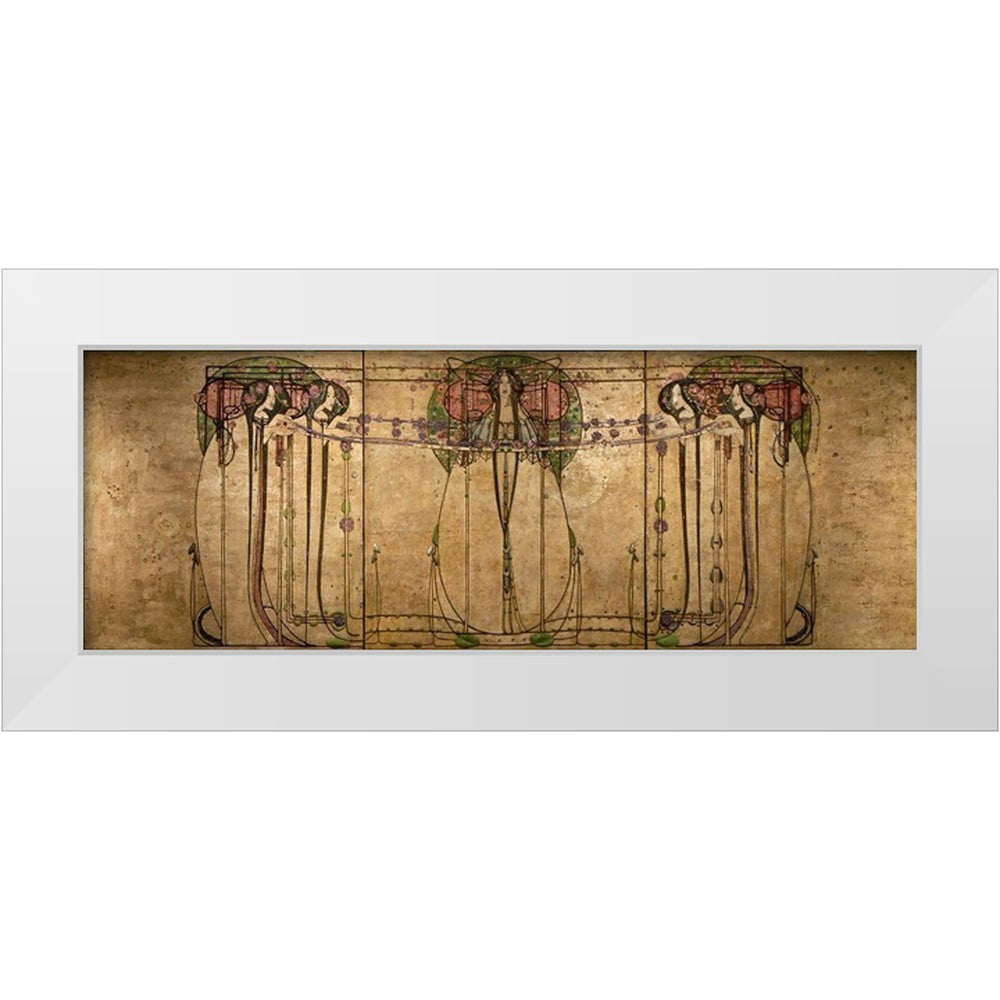 Mackintosh, Charles Rennie 14x8 White Modern Wood Framed Museum Art ...