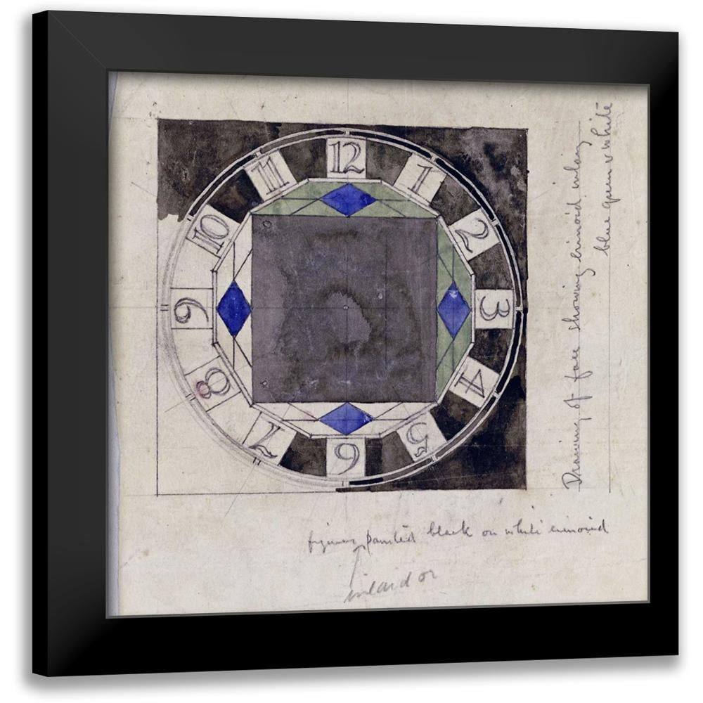 Mackintosh, Charles Rennie 15x15 Black Modern Framed Museum Art Print ...