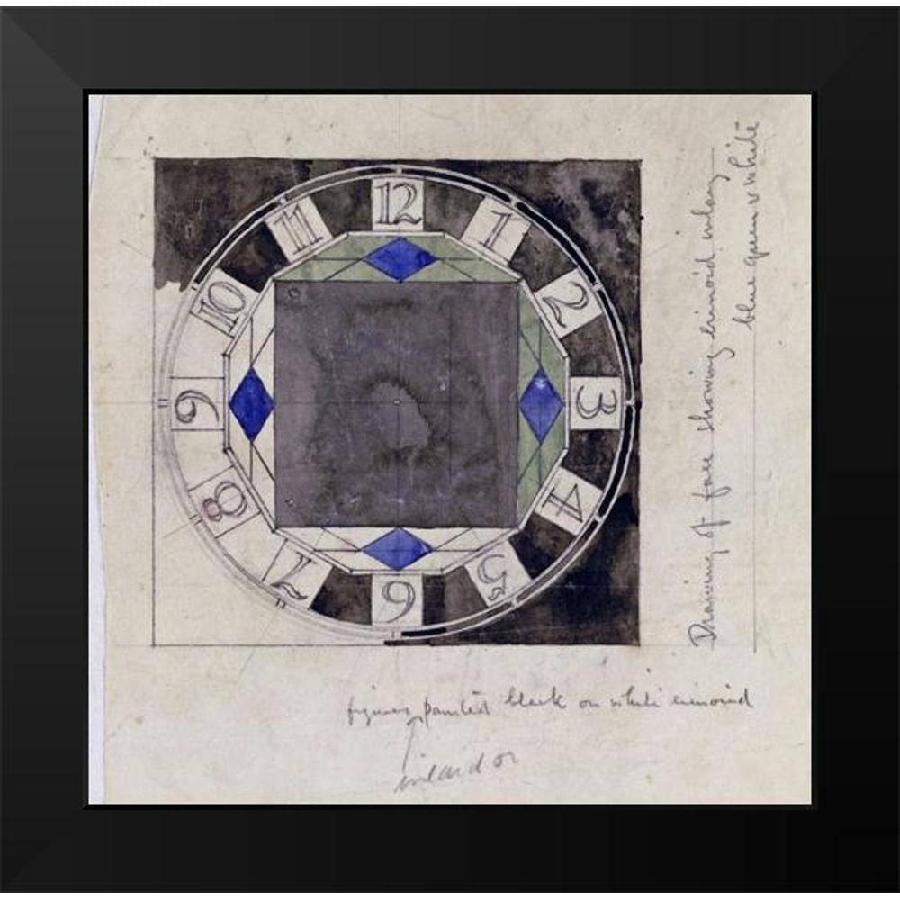 Mackintosh, Charles Rennie 20x20 Black Modern Framed Museum Art Print ...