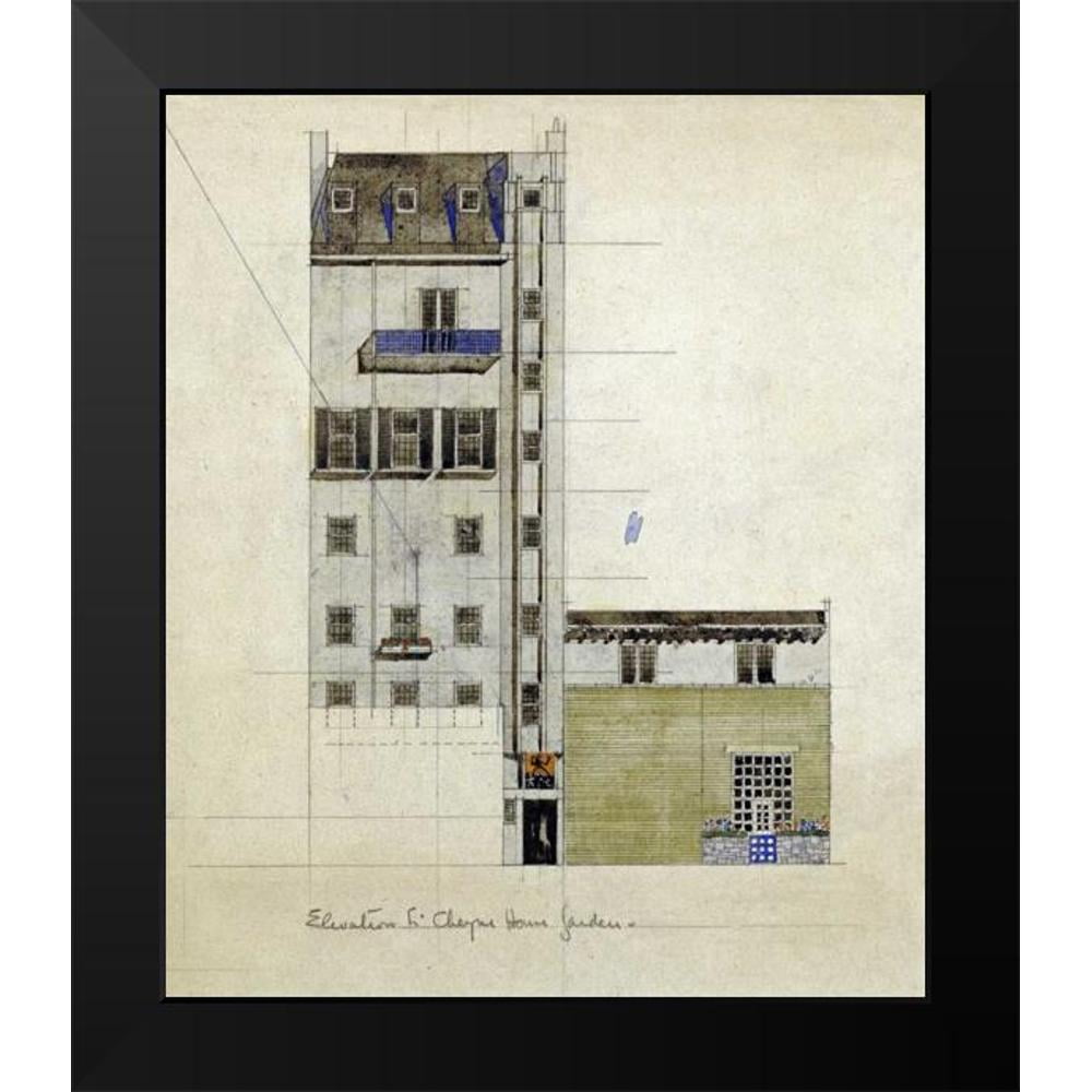 Mackintosh, Charles Rennie 20x23 Black Modern Framed Museum Art Print ...