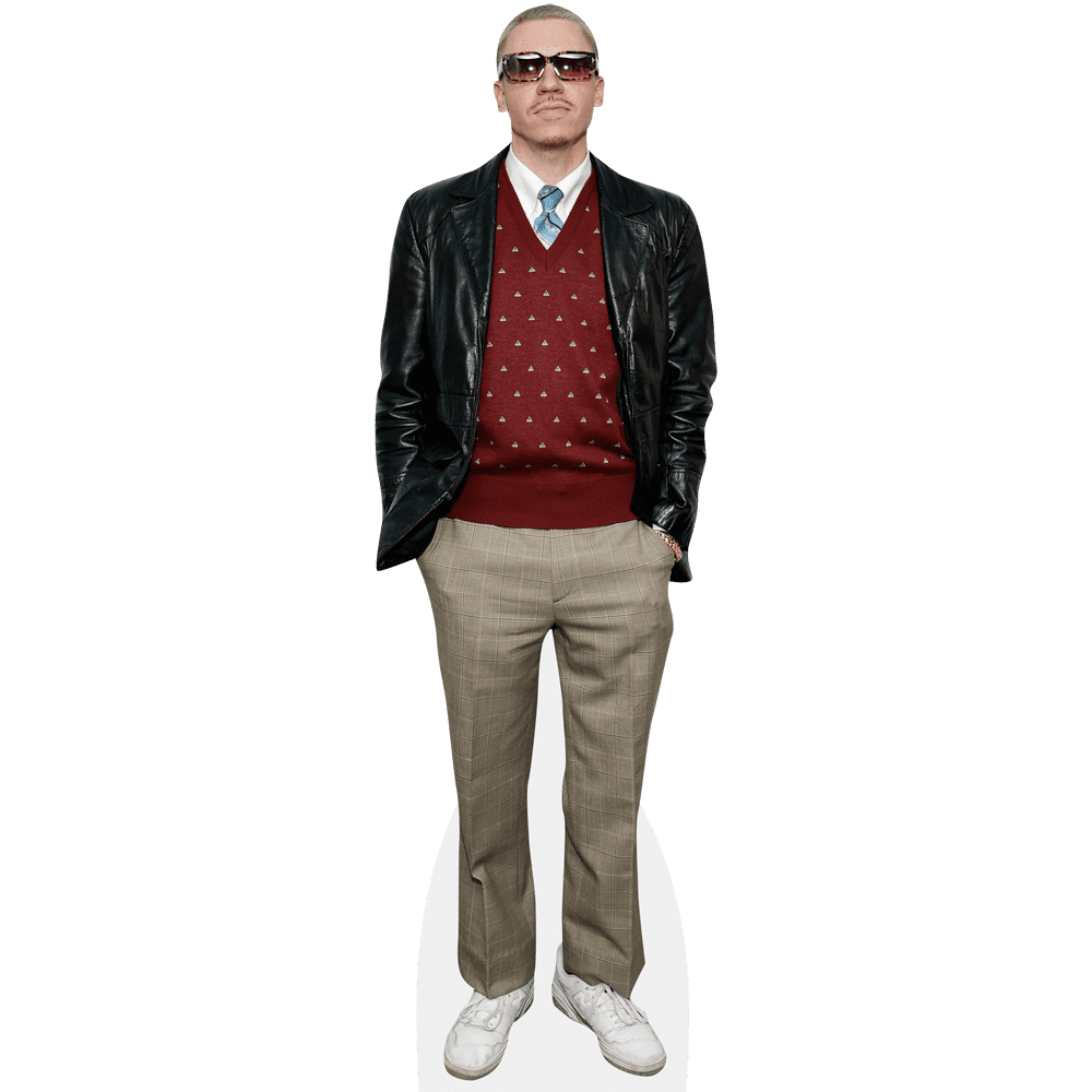 Macklemore (Leather Jacket) Lifesize Cardboard Cutout Standee - Walmart.com