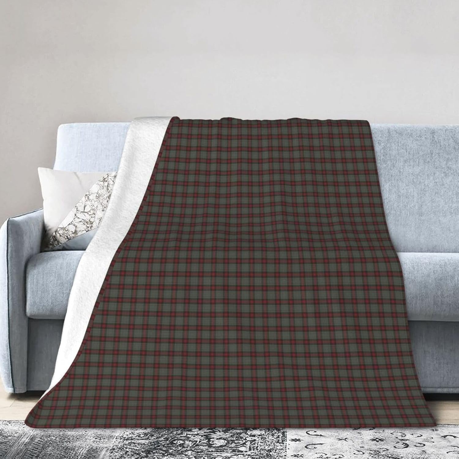 Maclachlan Weathered Original Scottish Tartan Ultra-Soft Micro Fleece ...
