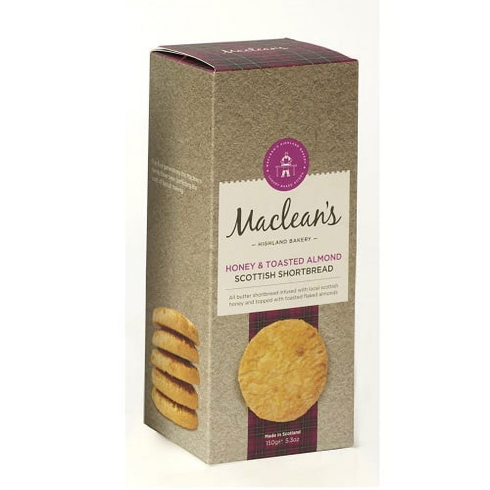 Maclean's Honey & Almond Shortbread 150g (Pack of 3) - Walmart.com
