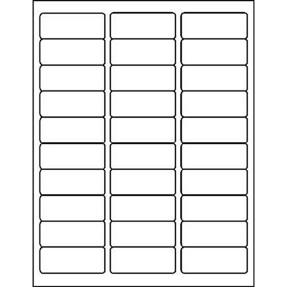 Maco Laser/Ink Jet White Address Labels, 1 x 2-5/8 Inches, 100 Sheets ...