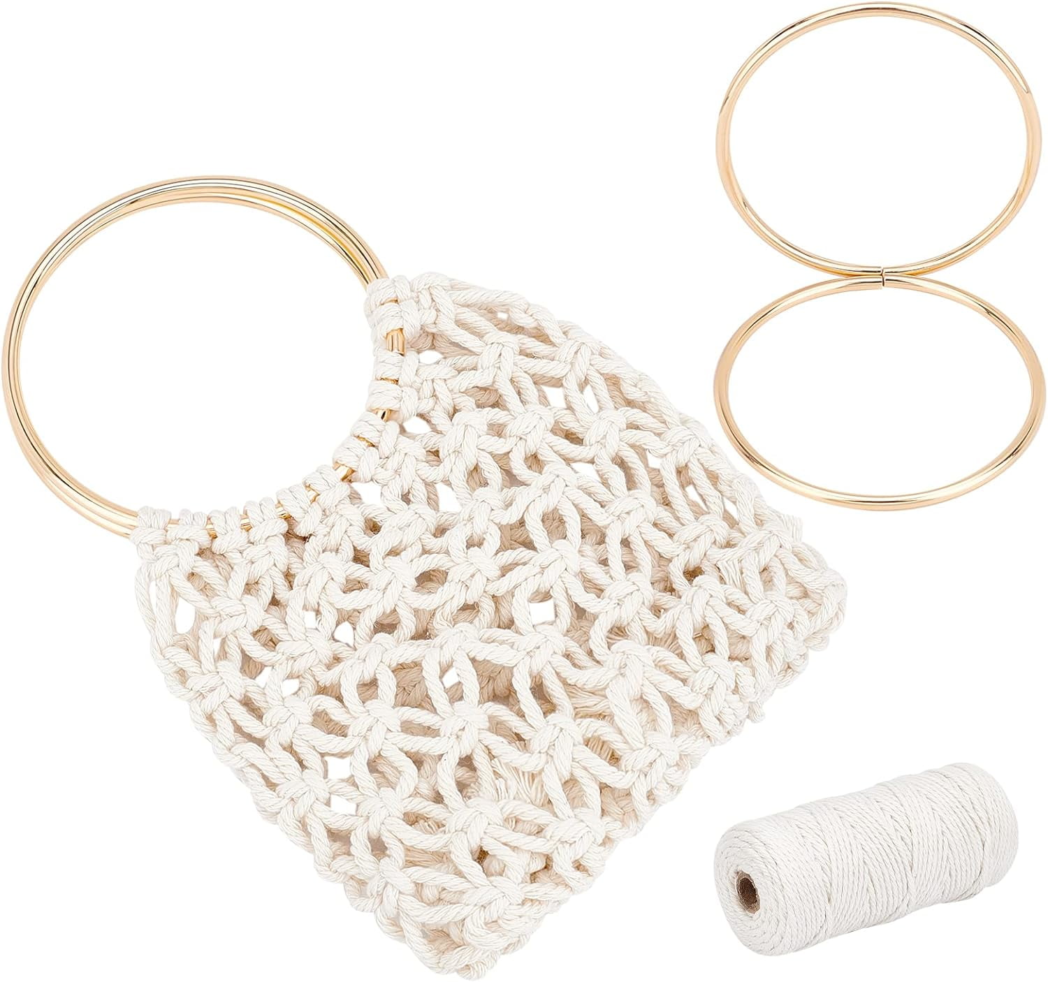 Macrame Bag DIY Kit Macrame Handbag Kit Macrame Cord Set DIY Macrame ...