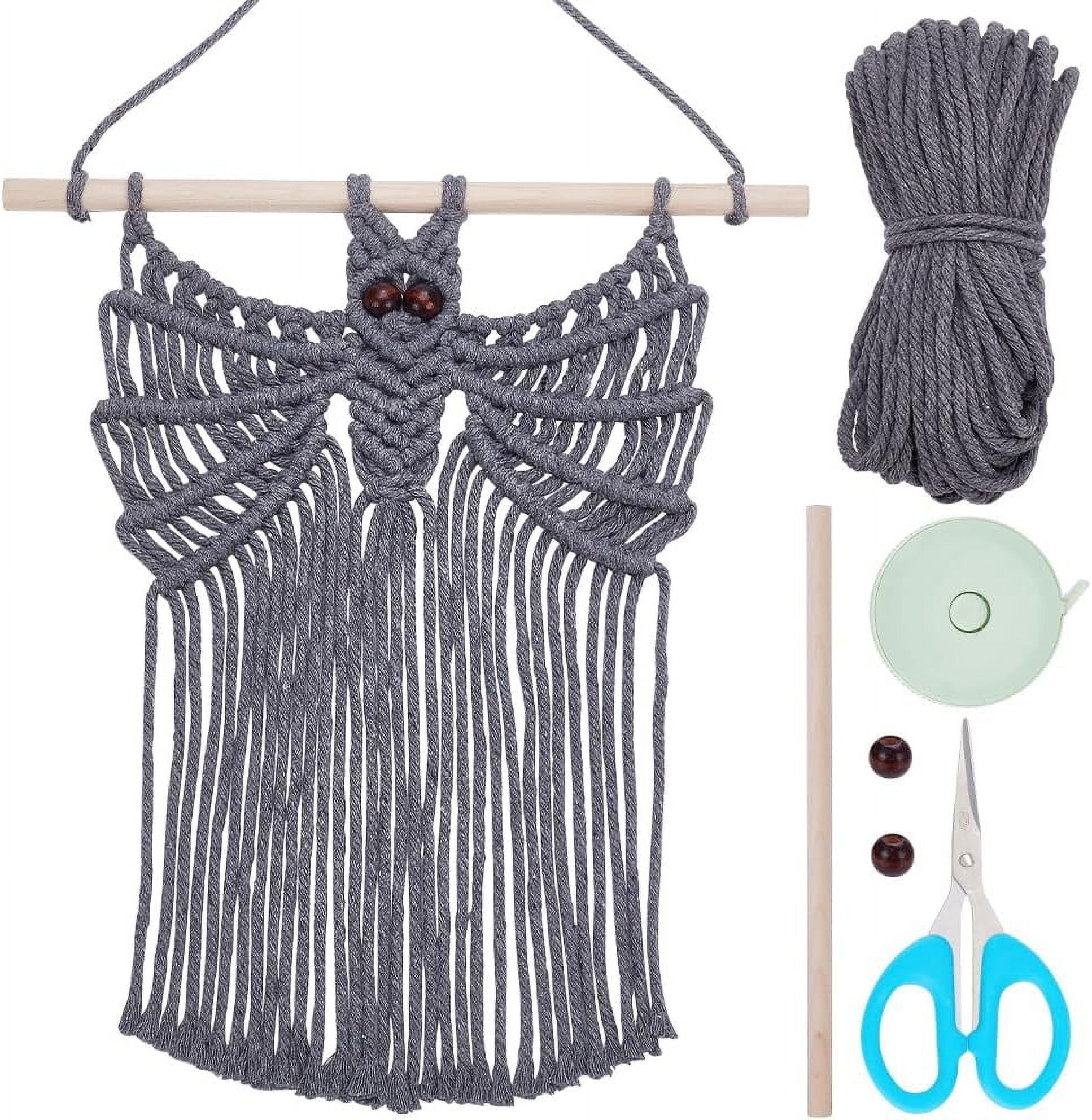 Macrame Bat Wall Hanging Kit Macrame Bat Decor for Macrame Kit for ...