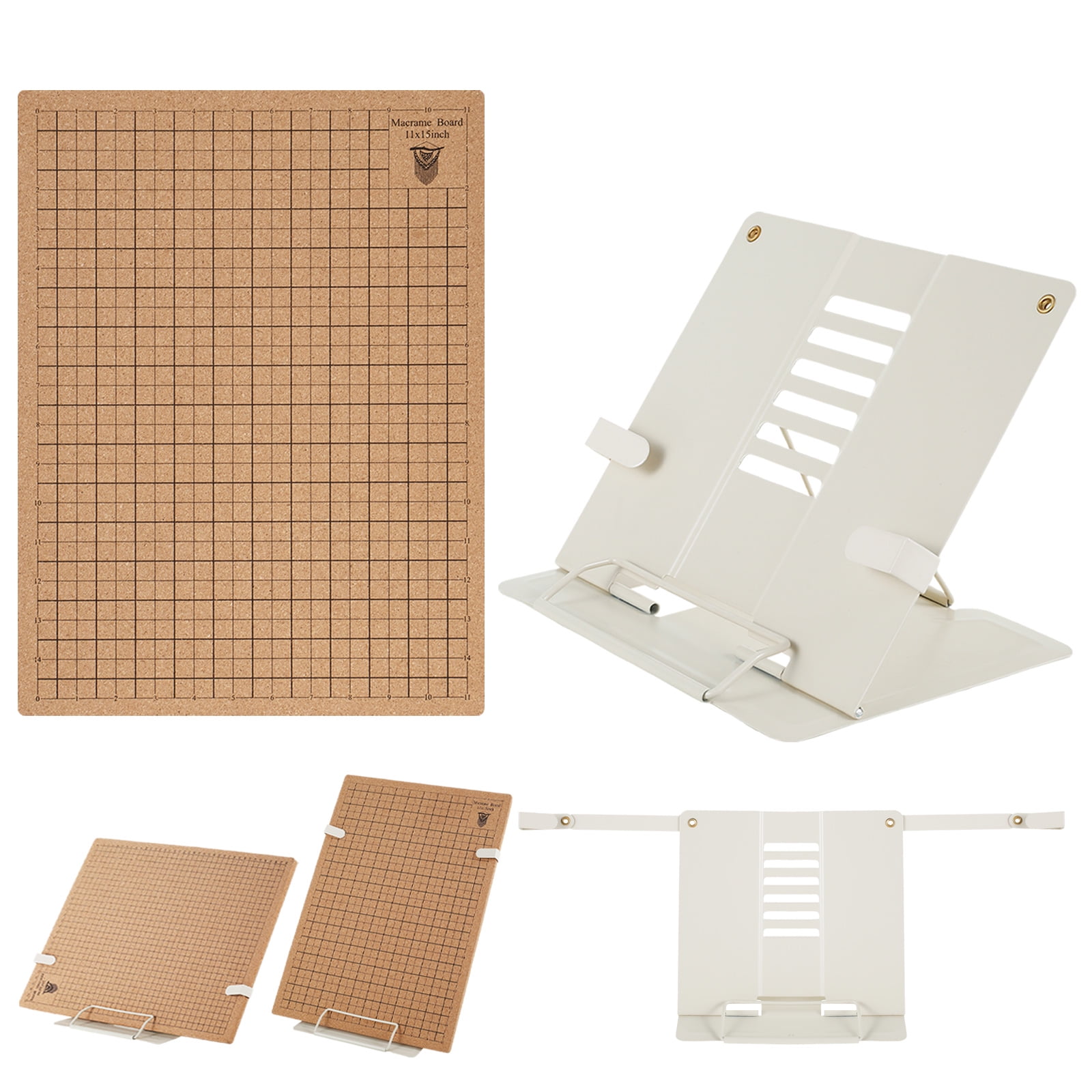 Macrame Board with Grids 12x16 Inch Double Side Macrame Project Board ...