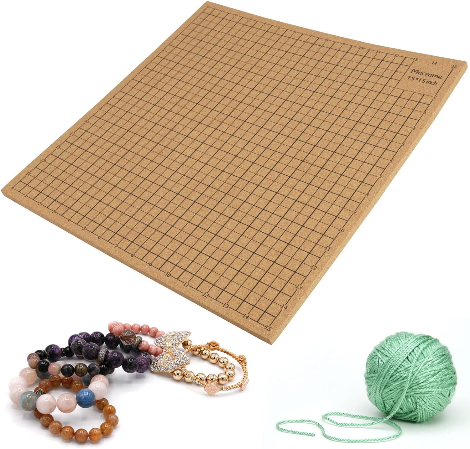 Macrame Board, Handmade Braiding Craft Helper Board, Double Sided ...