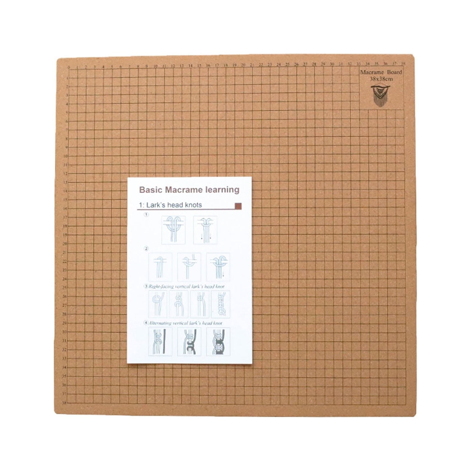 Macrame Board Measuring Grid No Burrs Reusable Wood Board DIY Making ...