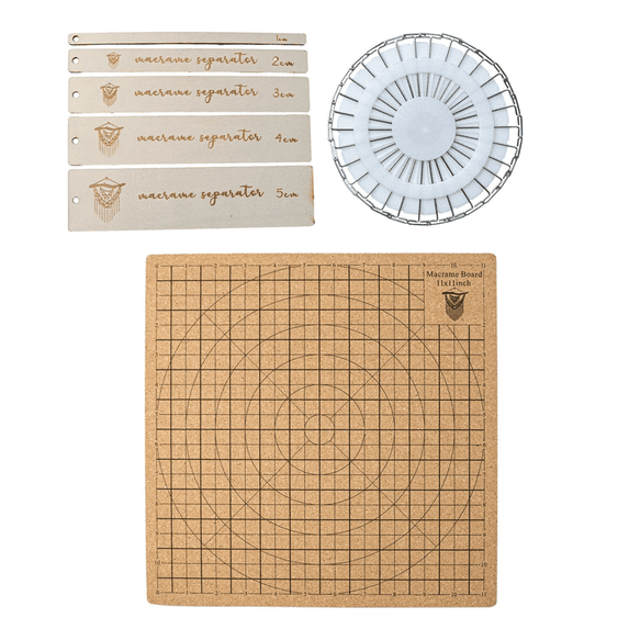 Macrame Board with Pins,Double Side Macrame Project Board with Grids ...