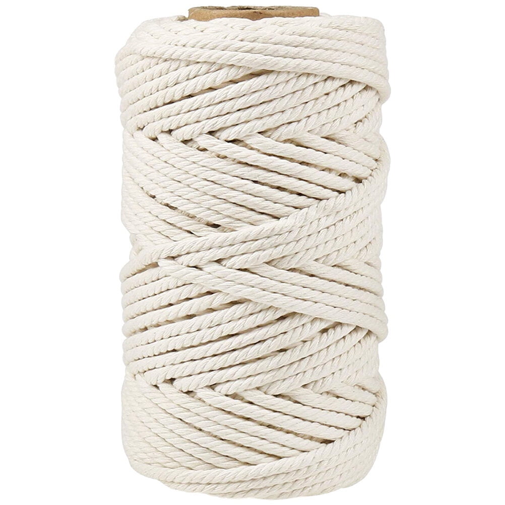 Macrame Cord 5Mm 1 Roll Macrame Cord Cotton Rope for Macrame Wall ...
