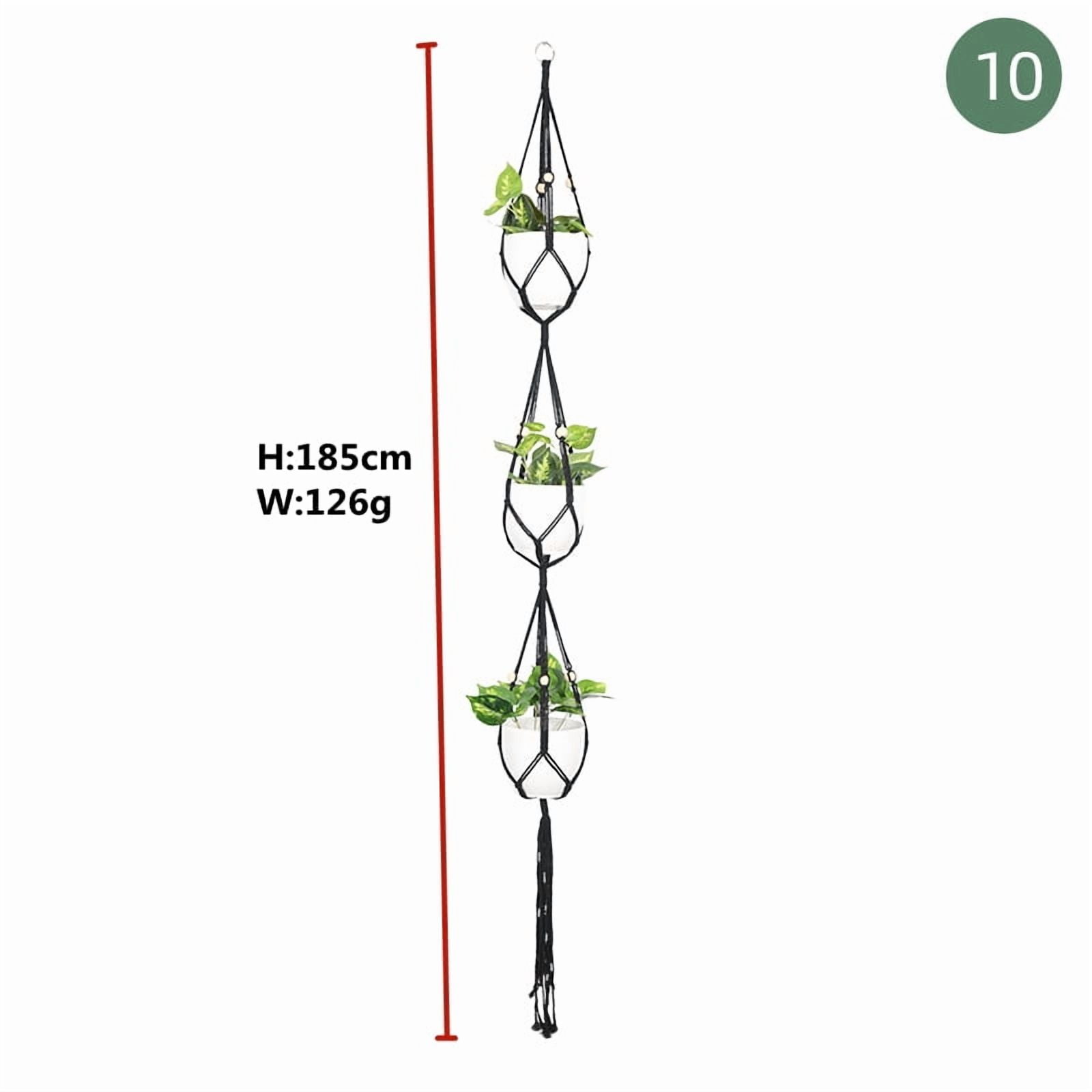 Macrame Handmade Plant Hanger Baskets Flower Pots Holder Balcony ...