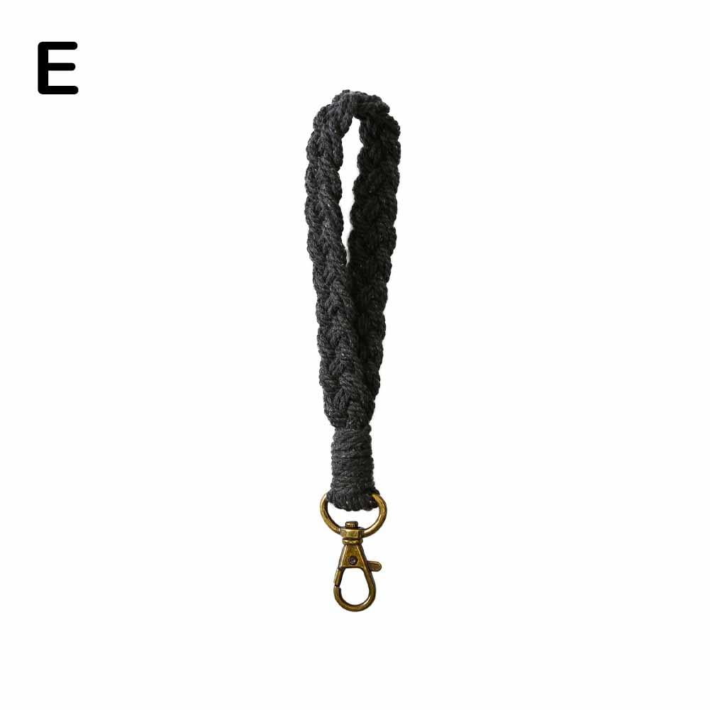 Macrame Keychain Wrist Lanyard Key Chain, Keychain Lanyard Bracelet ...