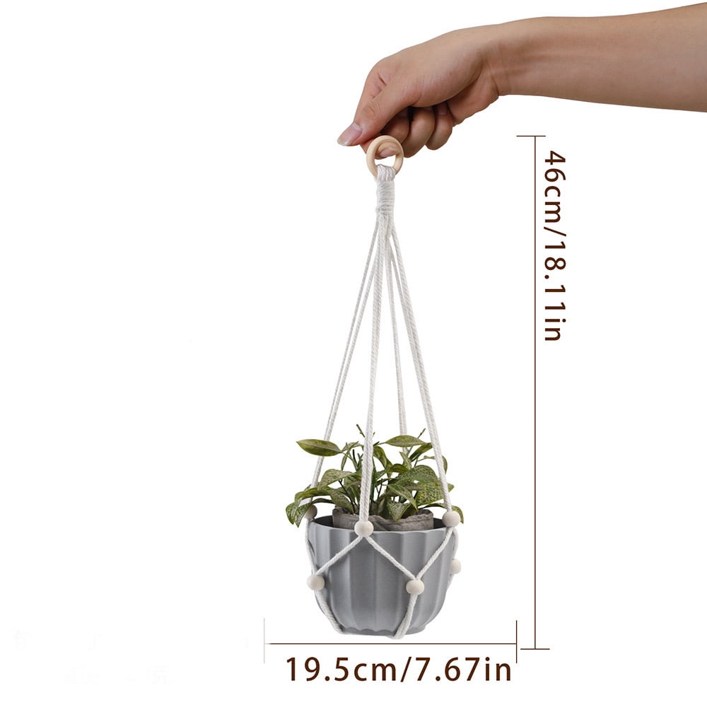 Macrame Plant Hanger Indoor Macrame - 3ft Macrame Plant Hangers Indoor ...
