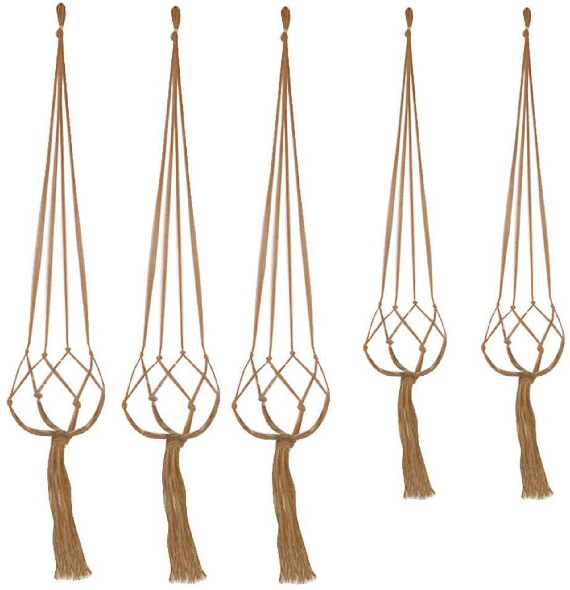 Macrame Plant Hanger,Macrame Hanging Pot Indoor Hanging Planter Rope ...