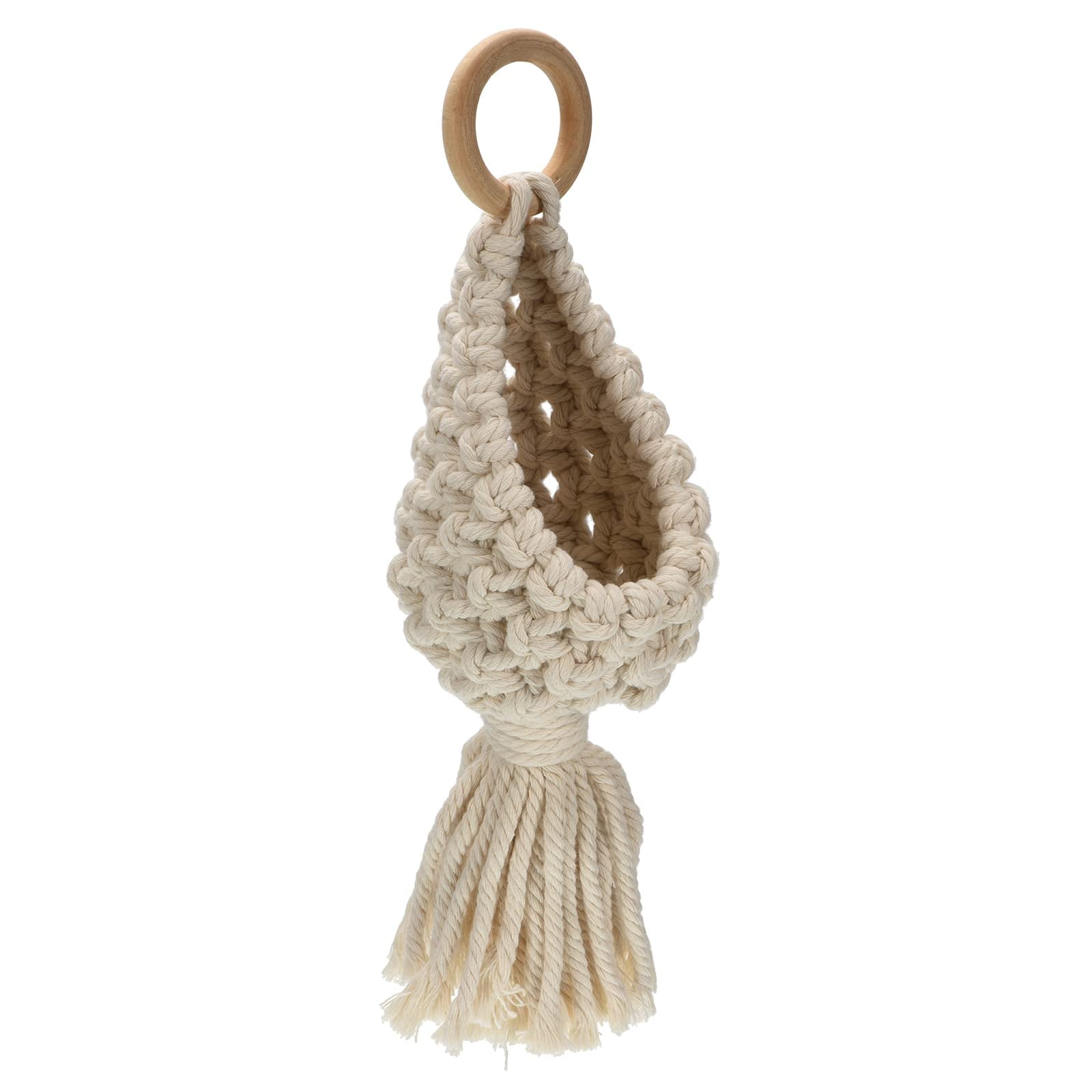 Macrame Plant Hangers, Different Tiers Handmade Cotton Rope Hanging ...