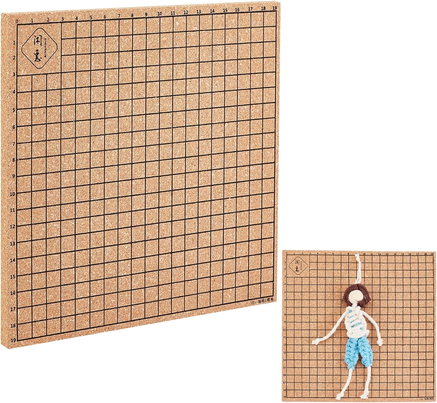 Macrame Project Board 1pc 7.8x7.8" Square Handmade Braiding Craft ...