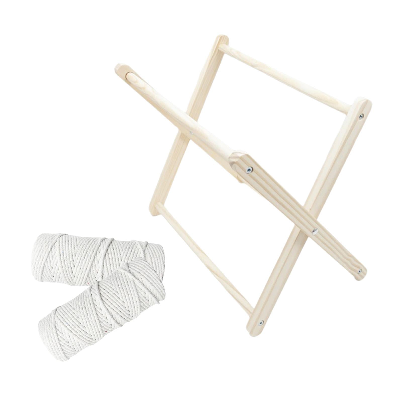 Macrame Rack Knitting Stand DIY Assemble Album Books - Walmart.com