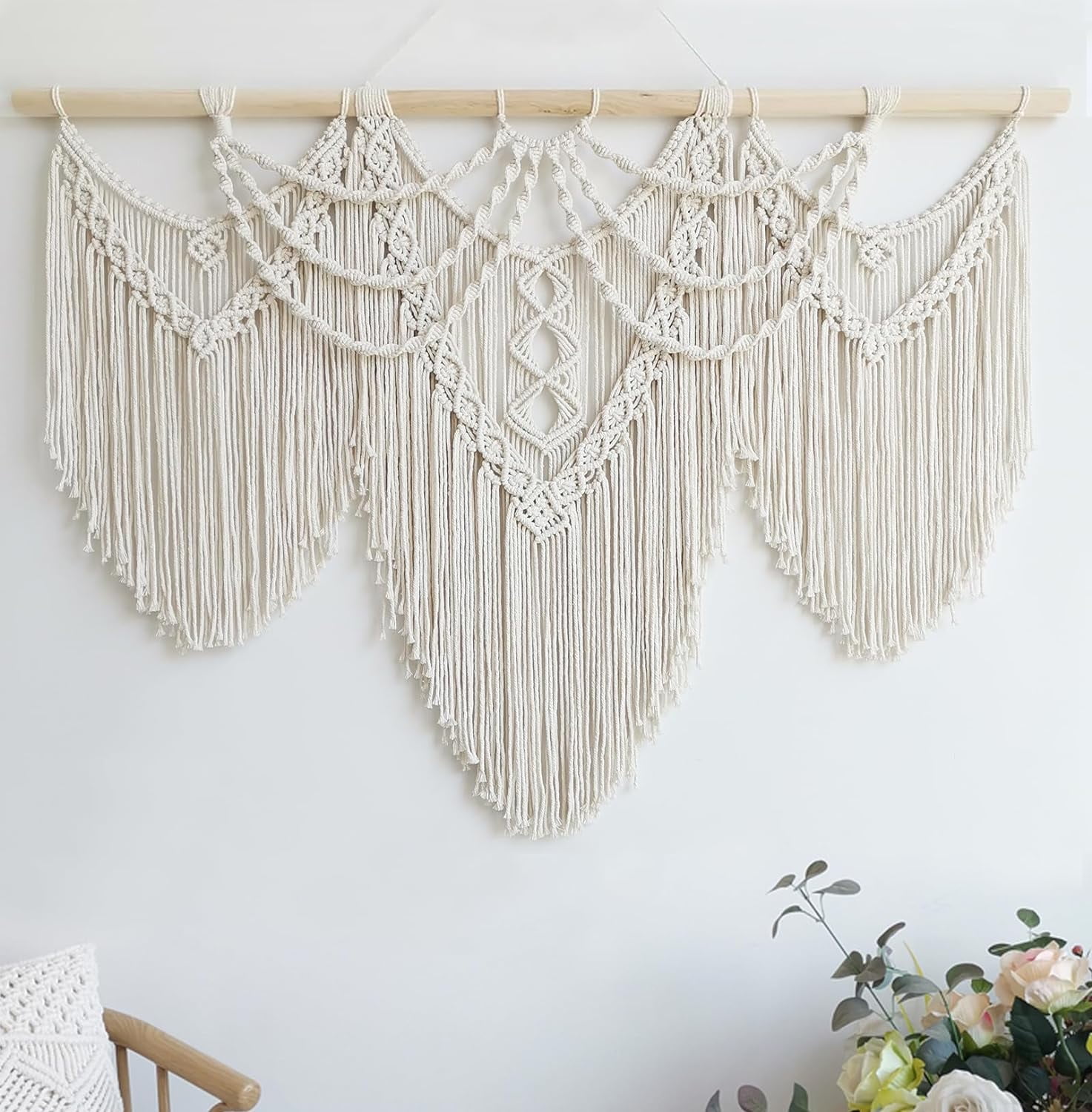 Macrame Wall Hanging Large- Boho Wall Decor- Large Wall Art- Wall Decor ...