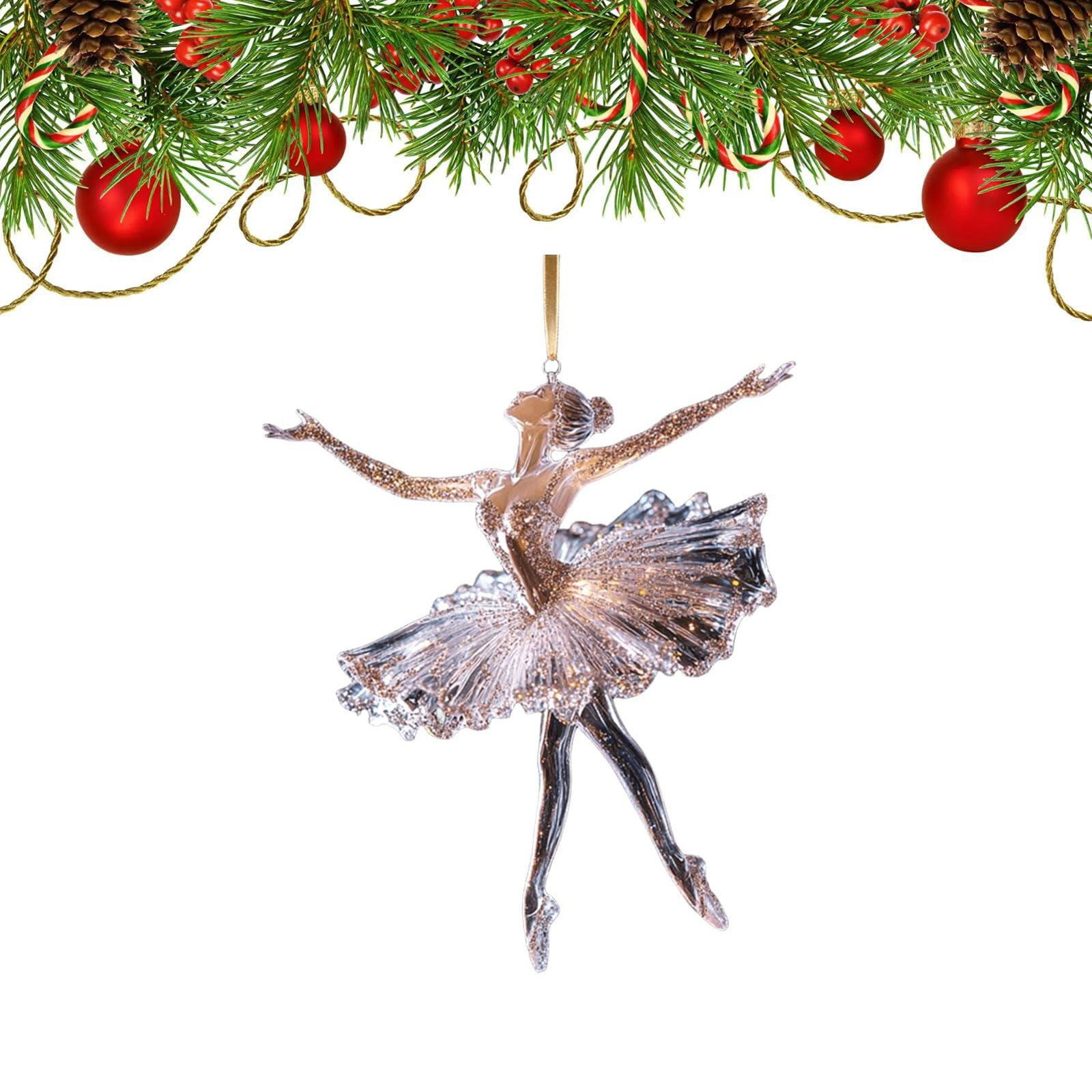 Macrame wall hanging Sparkling Ballerina Christmas Ornament 2D Acrylic ...