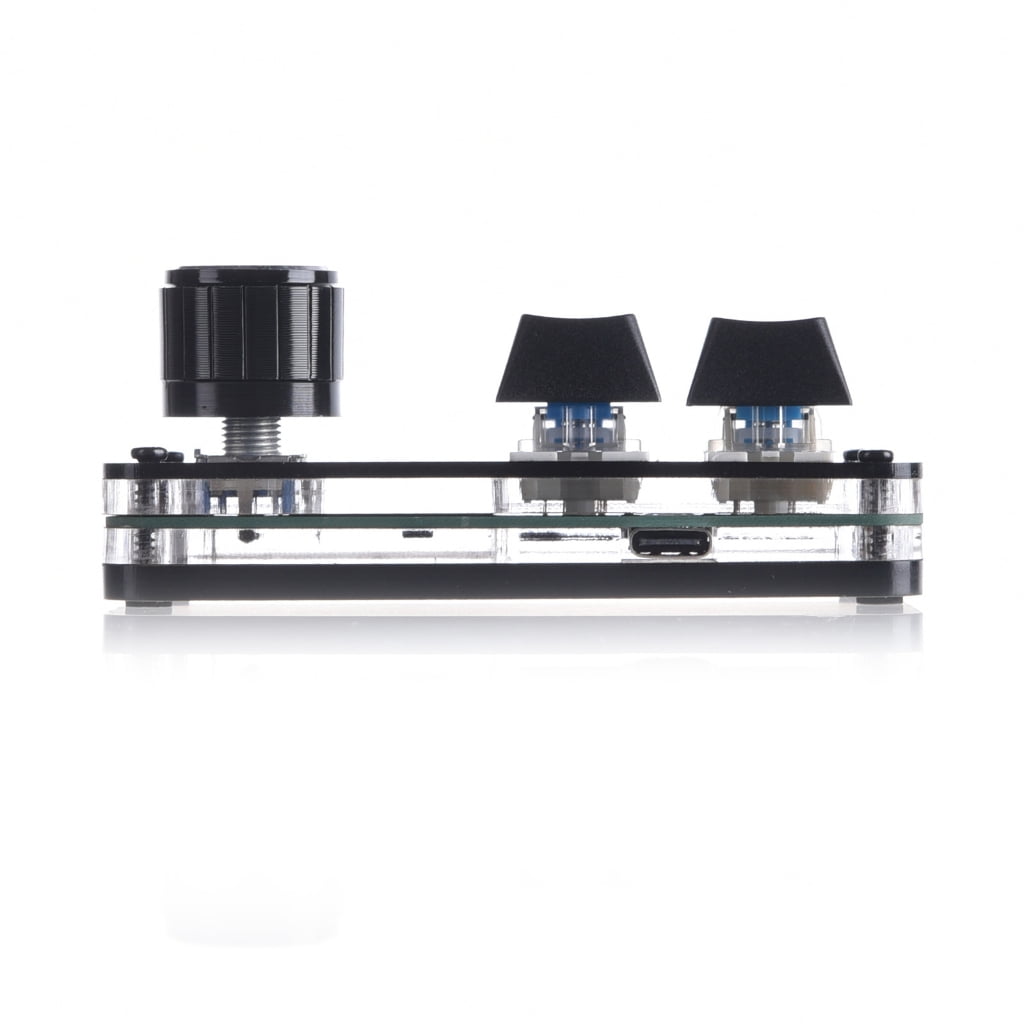 Macro Mechanical Keyboard 2/3/4/5 Keys Mini Keyboard with Knob Design Professional Programmable ...