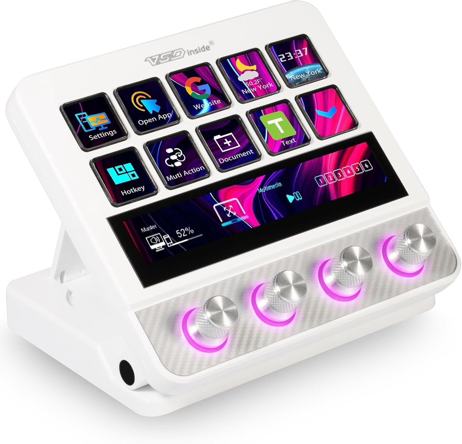 Macro Pad, Streamin Deck Stream Controller Soundboard Keypad ...