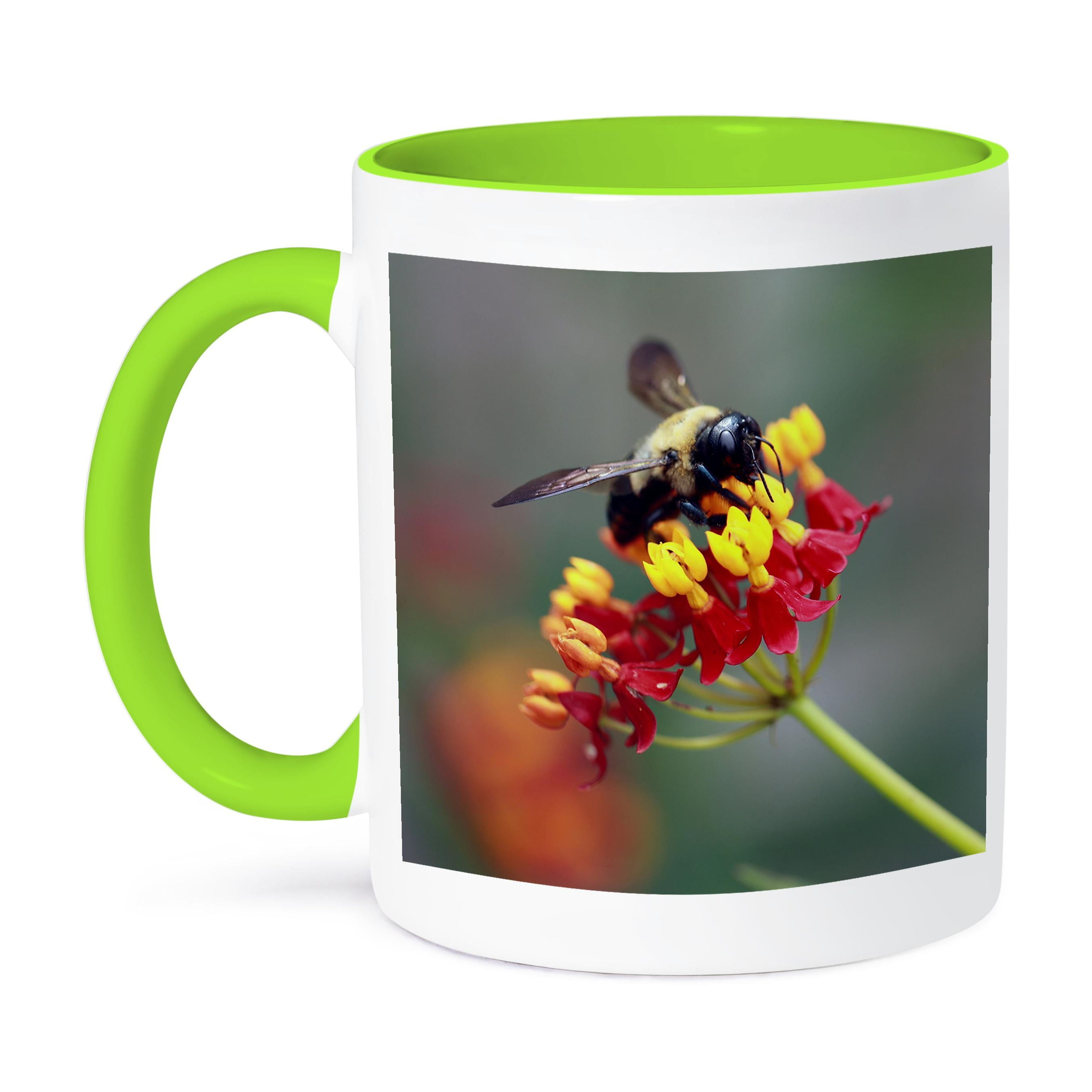 3drose, Macro Photograph of a Carpenter Bee Pollinating Tropical ...
