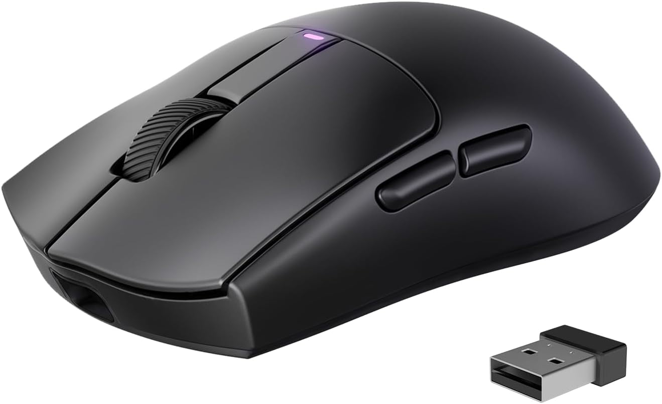 Macro-Switch Design】Equipped with dual micro-switch buttons, the left ...