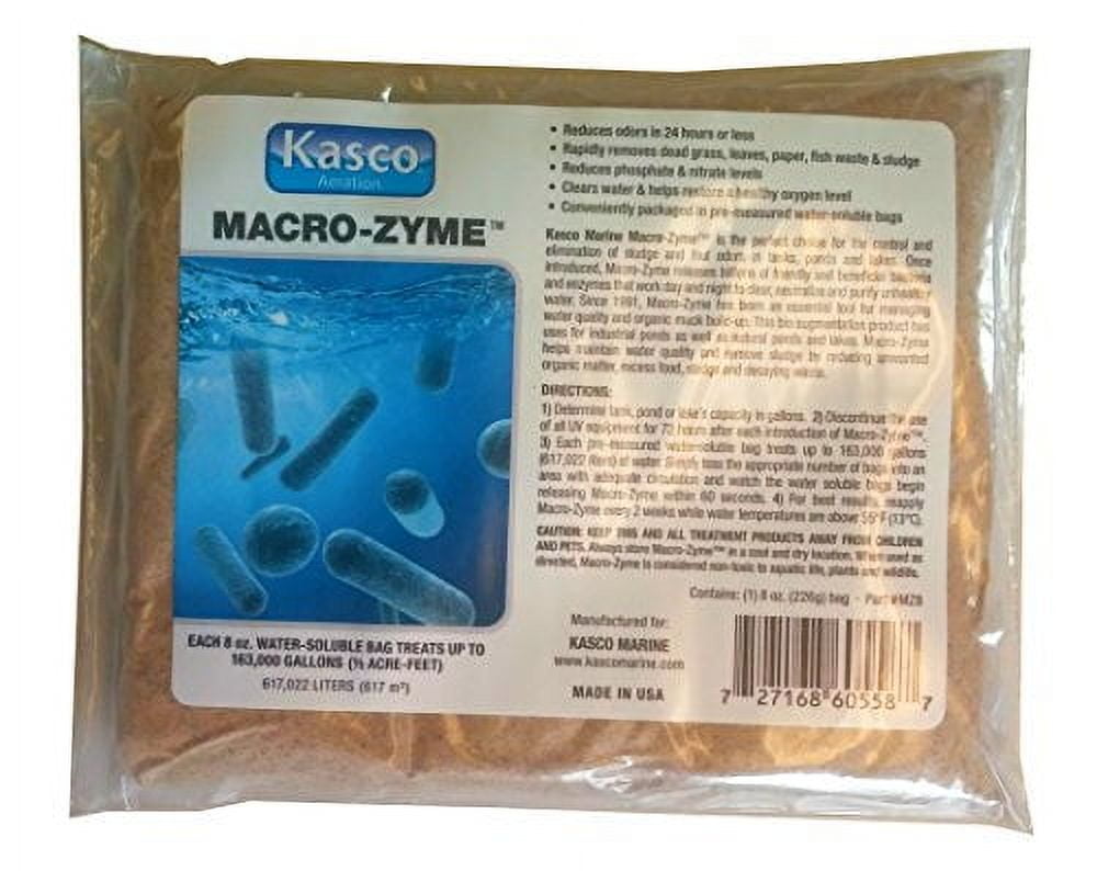 Macro-Zyme Pond Bacteria Enzymes Water Treatment for Muck, Sludge, Silt ...