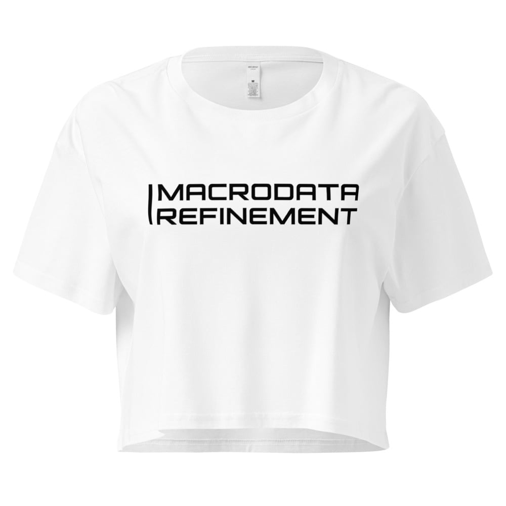 Macrodata Refinement Severance Minimalist Design Women’s Crop Top (S ...