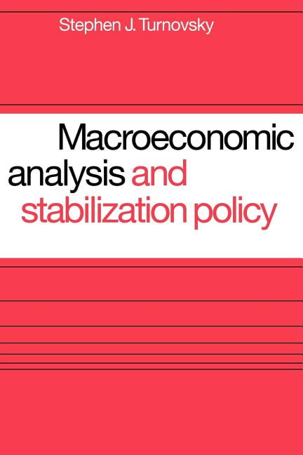 Macroeconomic Analysis and Stabilization Policy, (Paperback) - Walmart.com