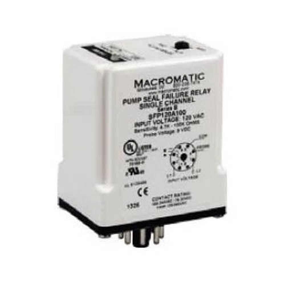 Macromatic SFP120C250, RELAY, E-Mech, Pump Seal Failure, 120 VAC, 2 ...