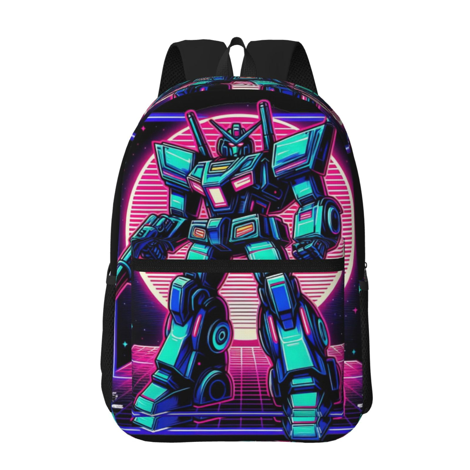 Macross Robotech Black Backpack for Women Men Laptop Backpack Work ...