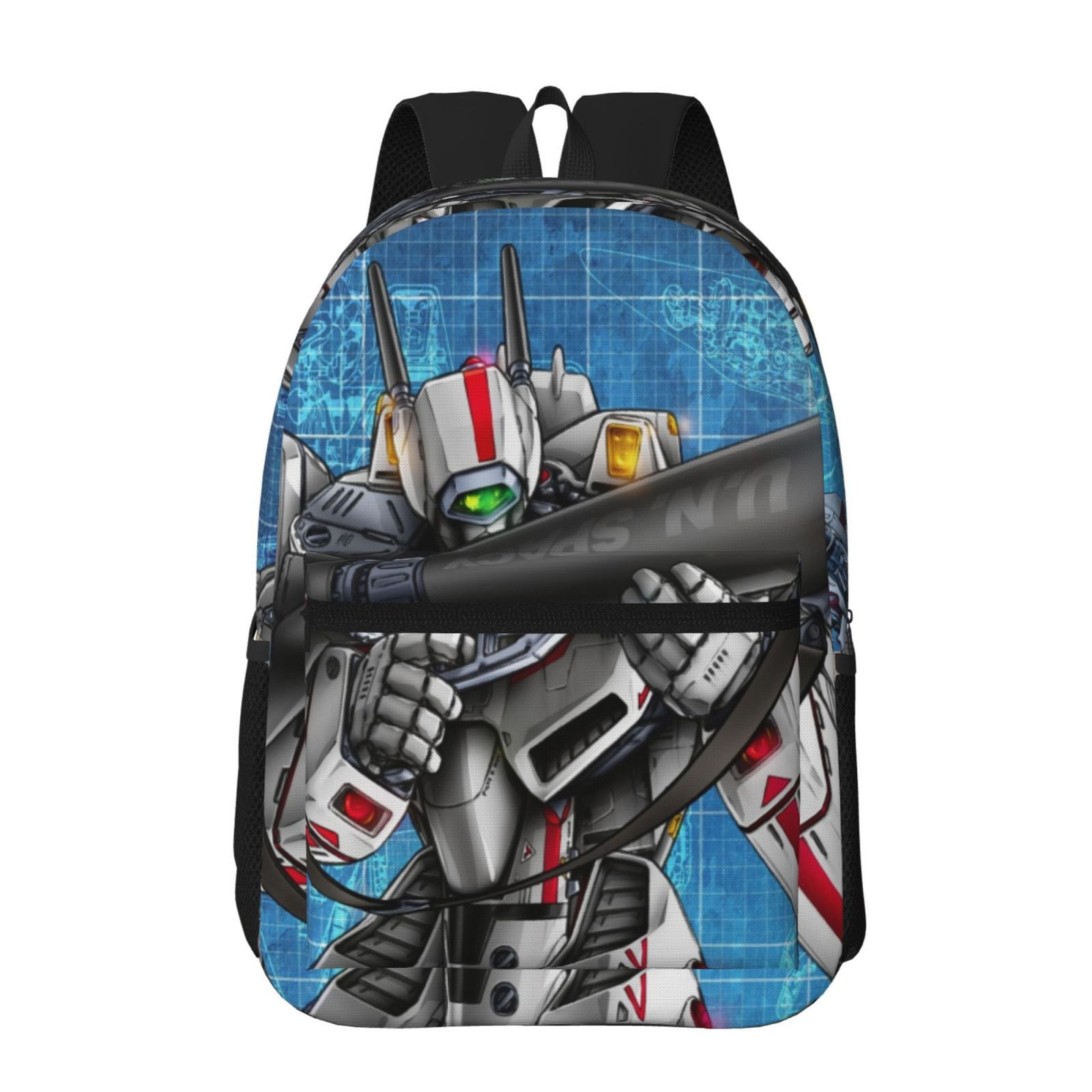 Macross Robotech Black Backpack for Women Men Laptop Backpack Work ...
