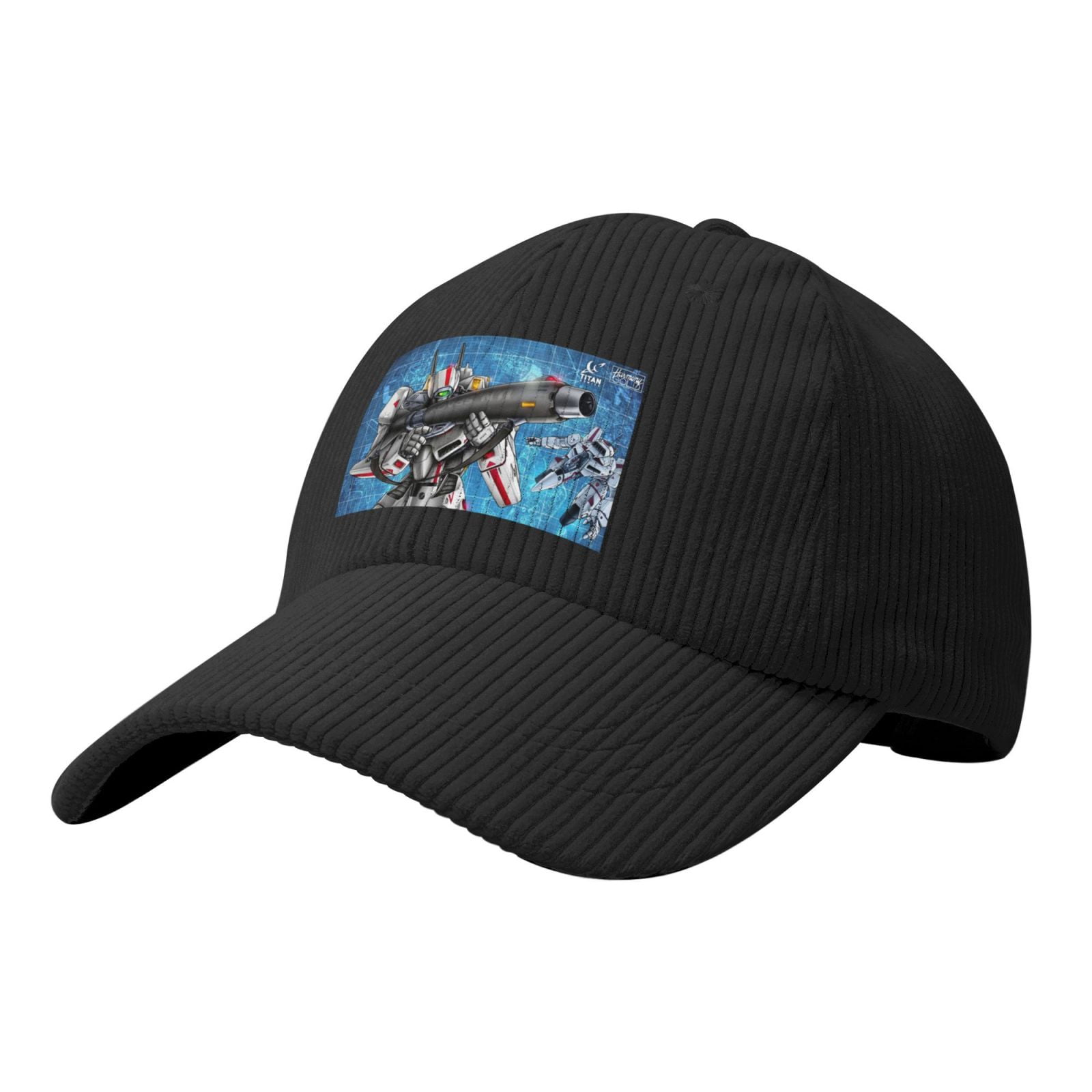 Macross Robotech Corduroy Baseball Cap Classic Adjustable Sport Dad Hat ...