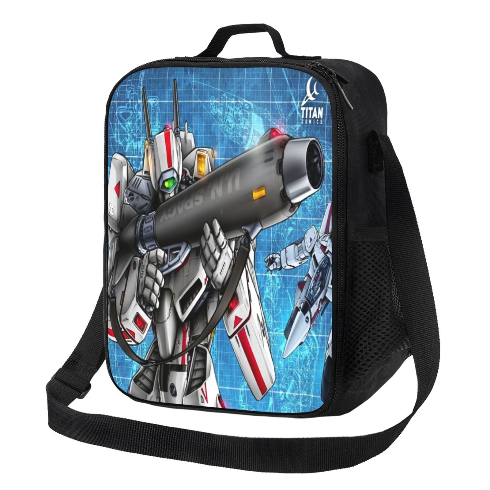 Macross Robotech Lunch Bag Insulated Lunch Box for Women Men Lunch Pail ...